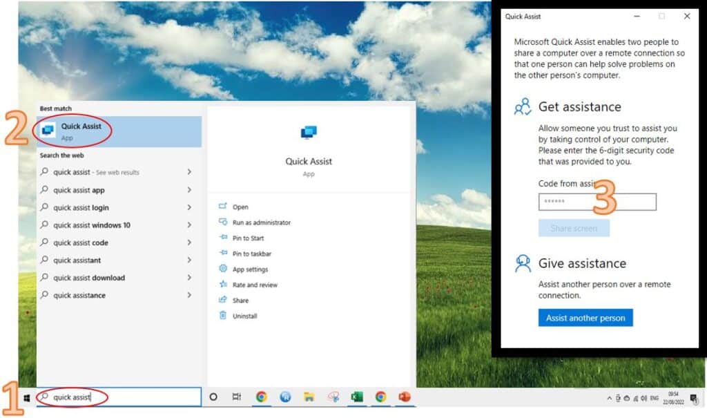 How to get Quick Assist screen sharing support from LubeWear.com ...
