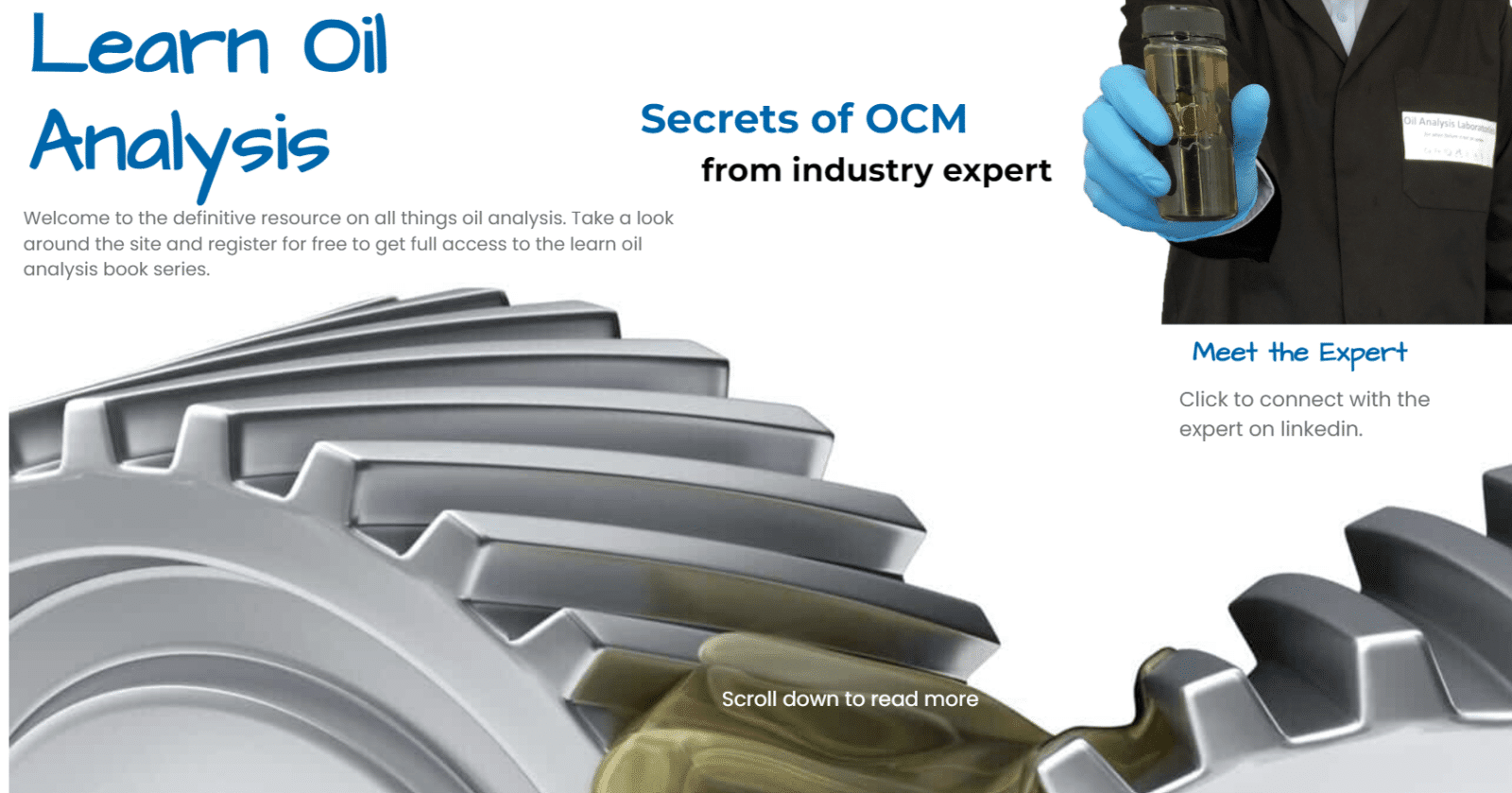 Learn used oil analysis sample testing, lubrication reliability ...